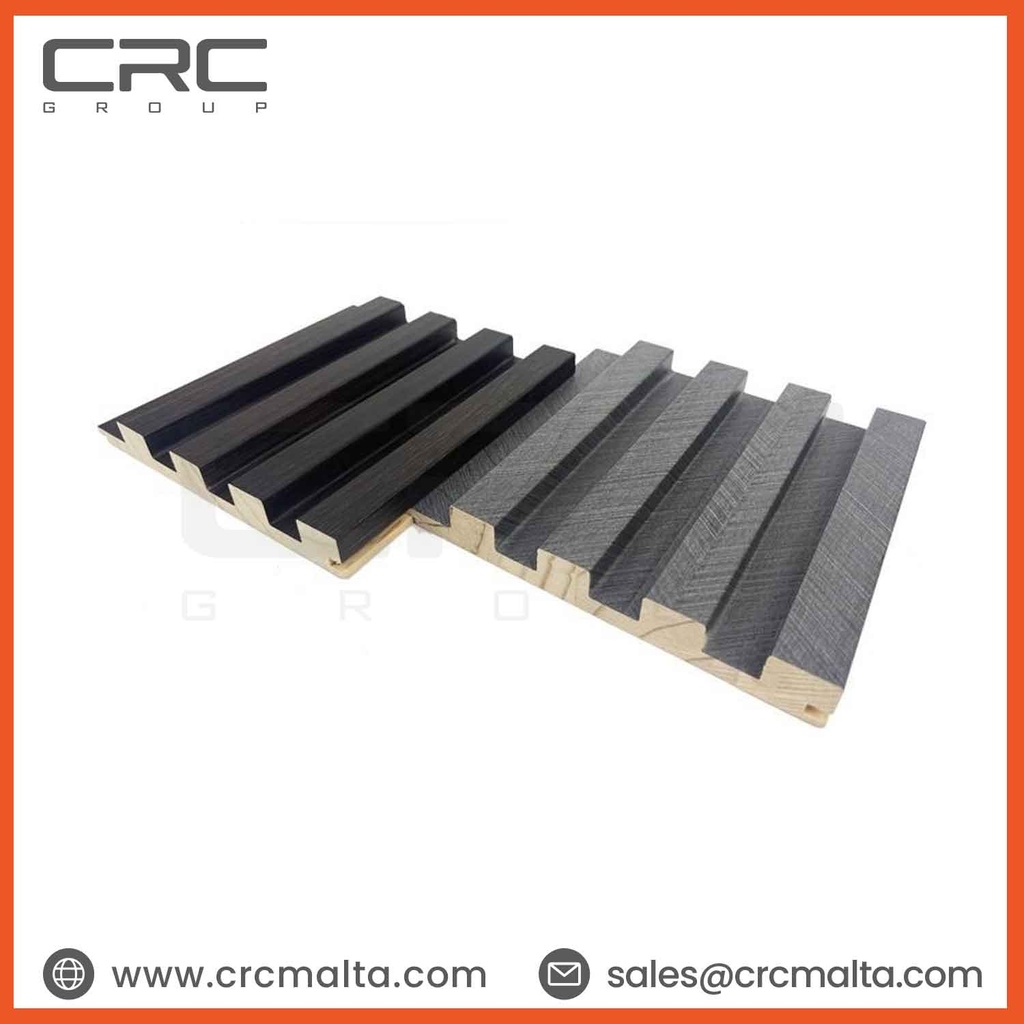 CRC PVC Finish Grating Solid Wooden Fluted Panel | CRC