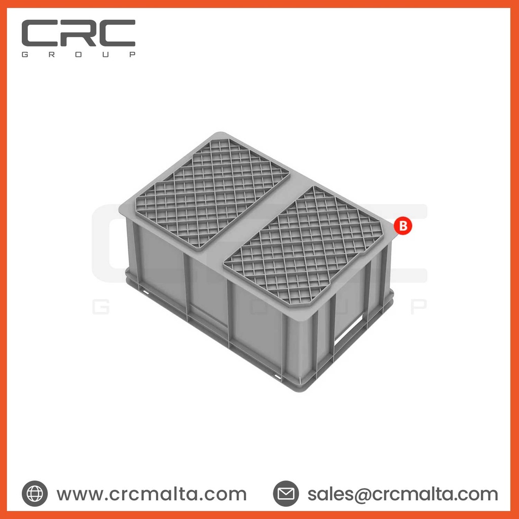 CRC Plastic Storage Crate / Stackable Crate - E6426 | CRC