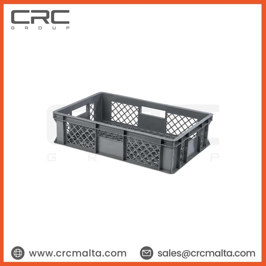 CRC Plastic Storage Crate / Stackable Crate - EF6415 | CRC