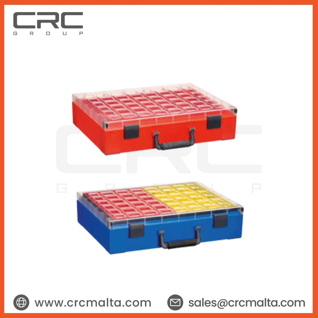 CRC Plastic Organiser Box With Compartments | CRC
