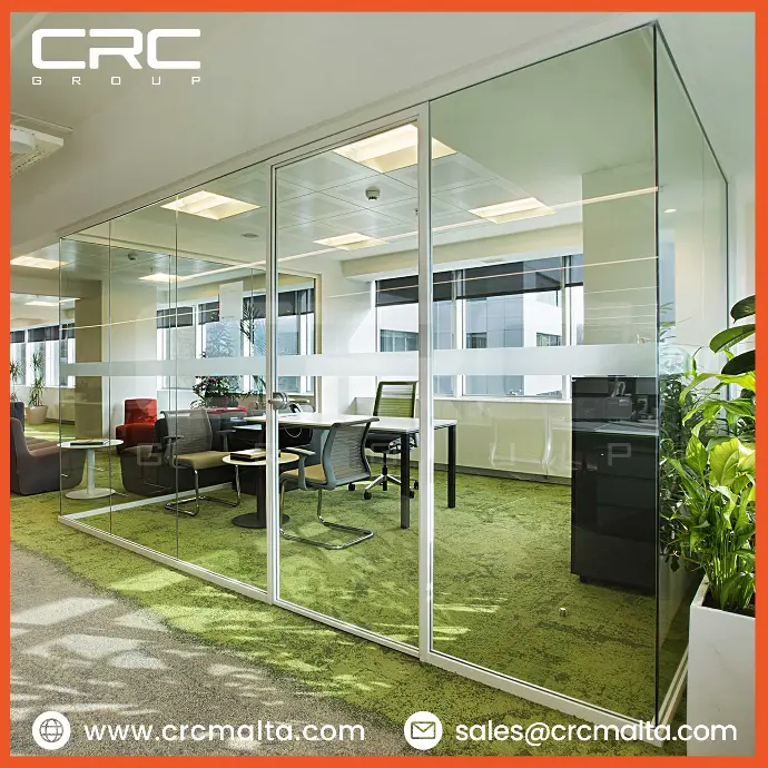CRC Frameless Wall Partition Systems Slimline SL | CRC