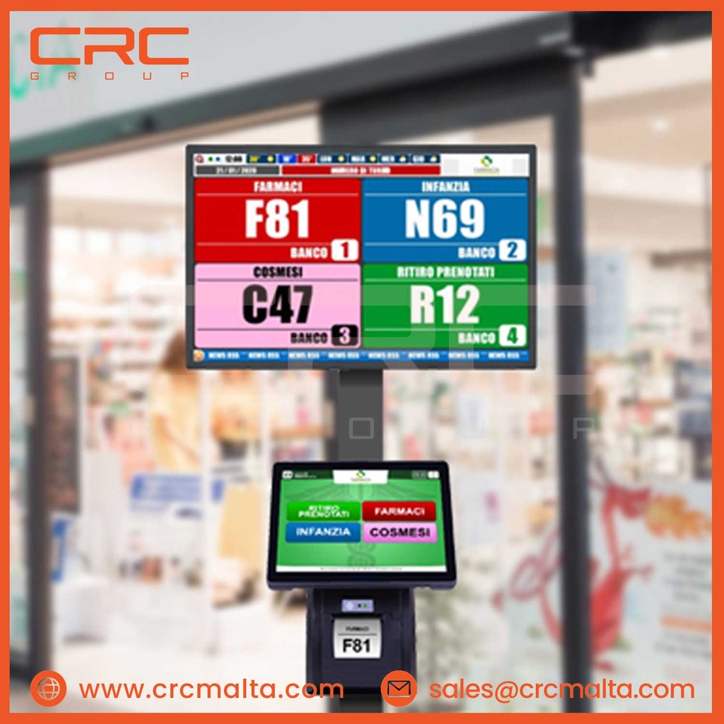 CRC Queue Management Systems Station | CRC