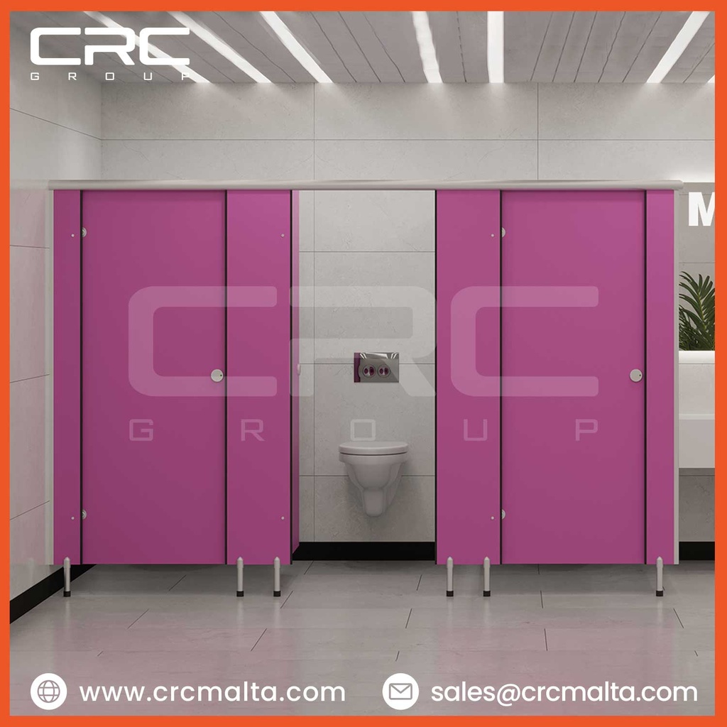 CRC WC Cubicle Partition Multisilver | CRC